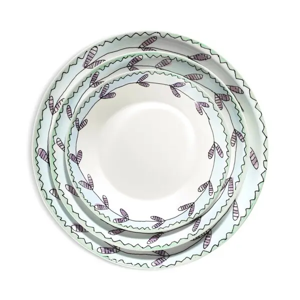 SERAX Marni Blossom Milk Medium Serving Plate - Multi