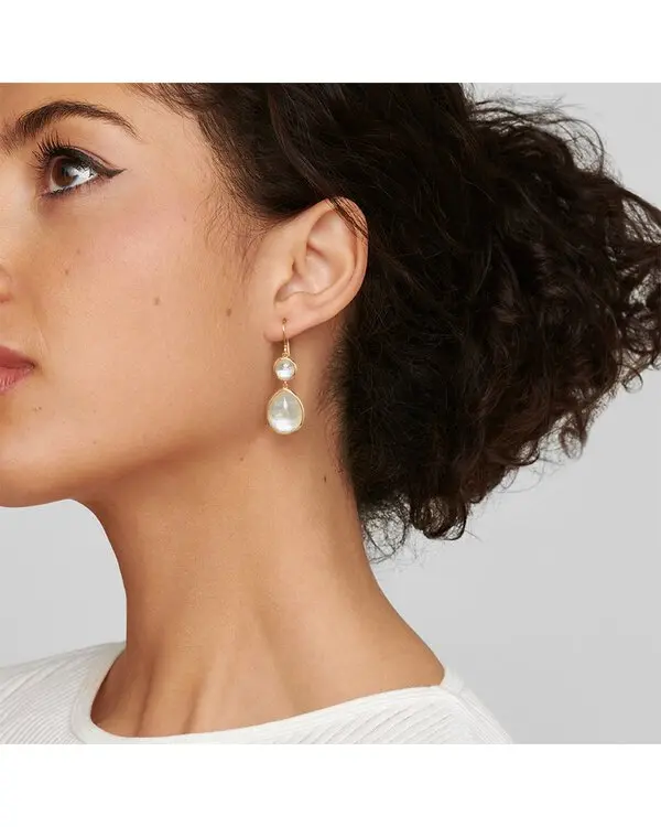 Ippolita 18k Yellow Gold Rock Candy Drop Earrings - White/gold