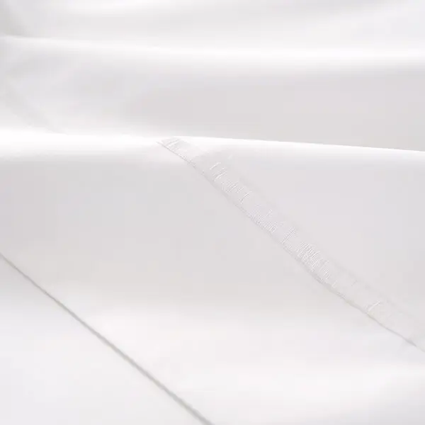 YVES DELORME Athena Flat Sheet, Twin - Blanc