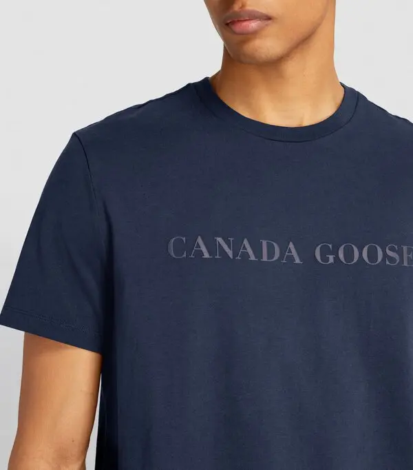 Canada Goose Cotton Emerson T-shirt - Navy