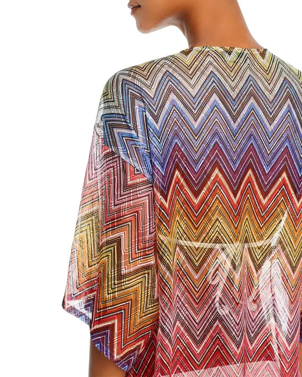 Missoni Multicolor Chevron Swim Cover-up Tunic