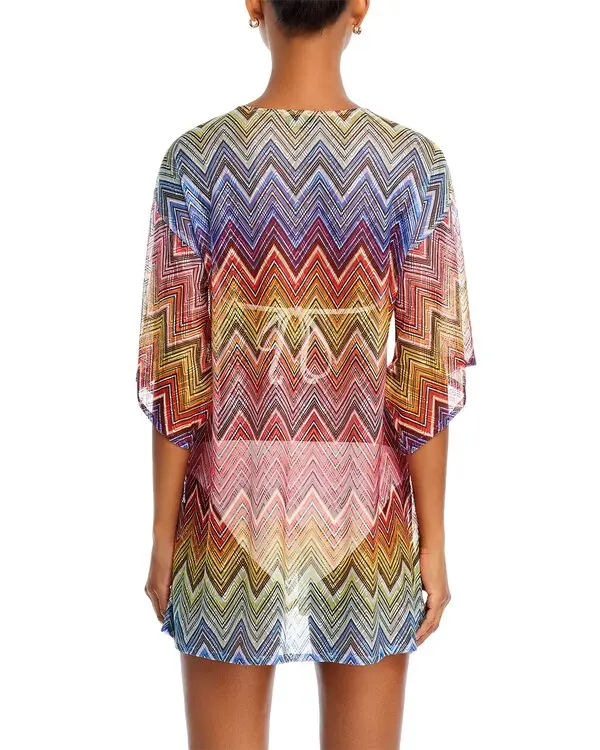 Missoni Multicolor Chevron Swim Cover-up Tunic
