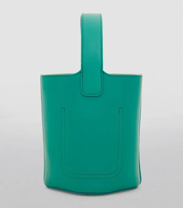 Loewe Mini Leather Pebble Bucket Bag