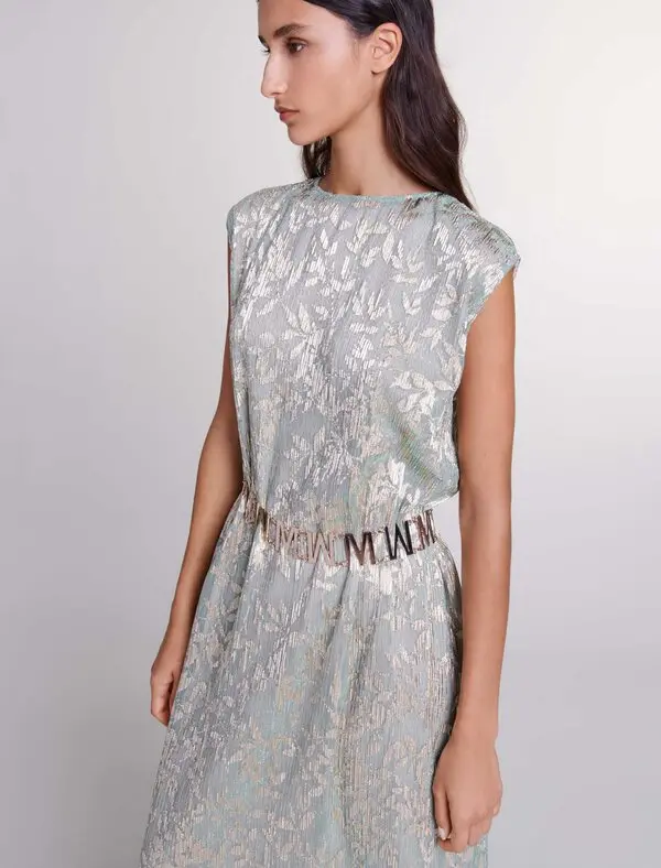 light green long dress formal Mermaid Light Green Halter Appliques Dress