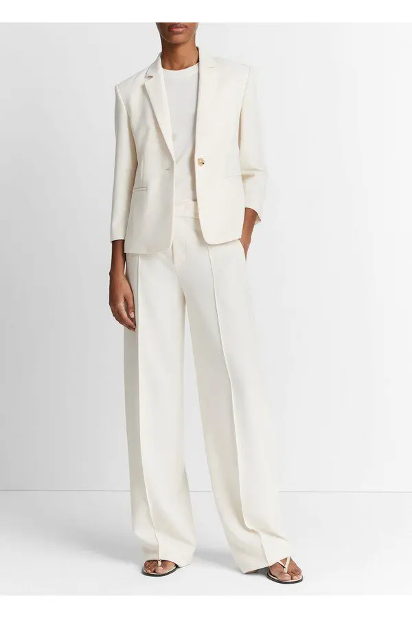 Vince Shrunken Blazer - White