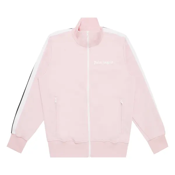 Palm Angels Classic Track Jacket 'almond Blossom/white - Pink