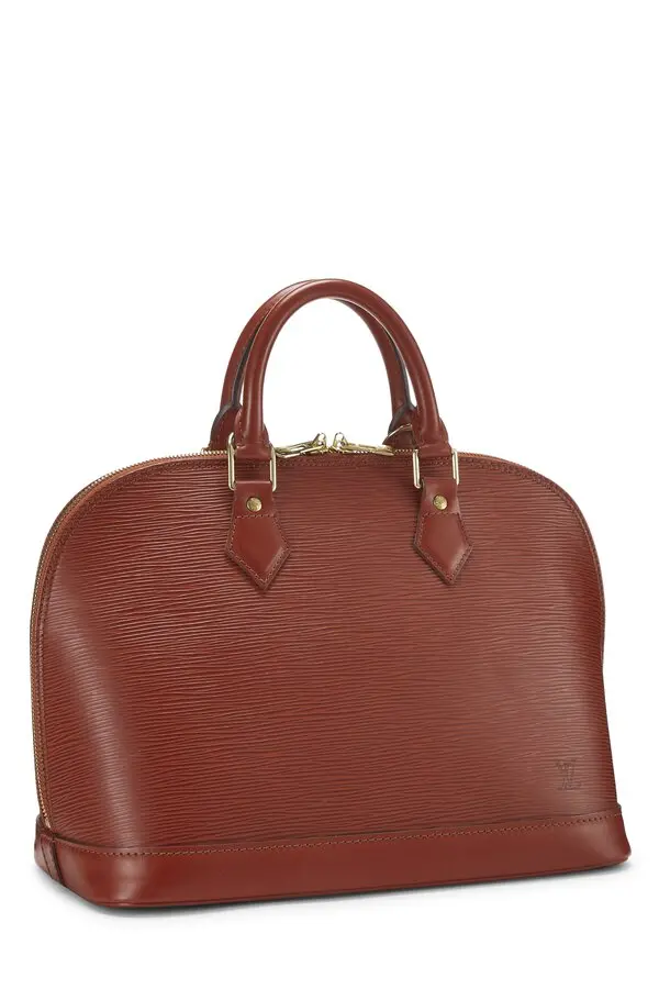 LOUIS VUITTON Cipango Gold Epi Alma - Brown
