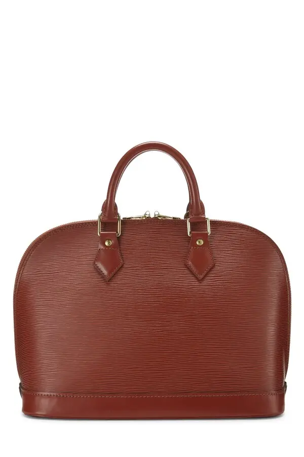LOUIS VUITTON Cipango Gold Epi Alma - Brown