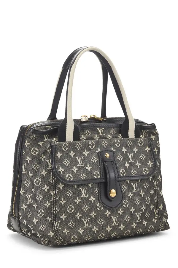 LOUIS VUITTON Monogram Mini Lin Sac Mary Kate - Navy
