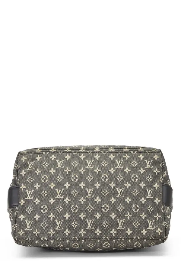 LOUIS VUITTON Monogram Mini Lin Sac Mary Kate - Navy