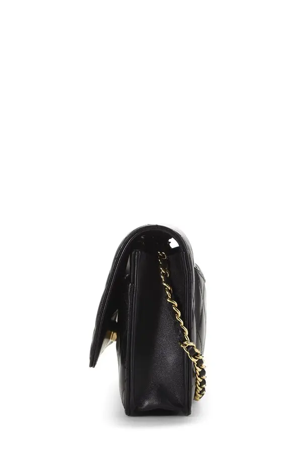 Chanel Quilted Lambskin Wallet On Chain - Black