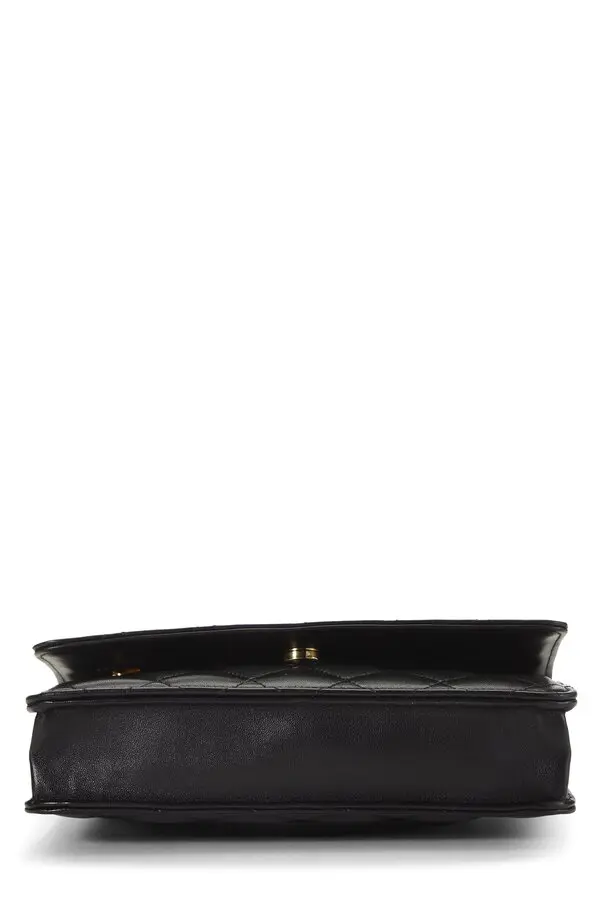 Chanel Quilted Lambskin Wallet On Chain - Black