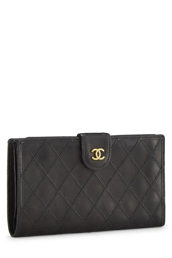 Chanel Calfskin Long Flap Wallet