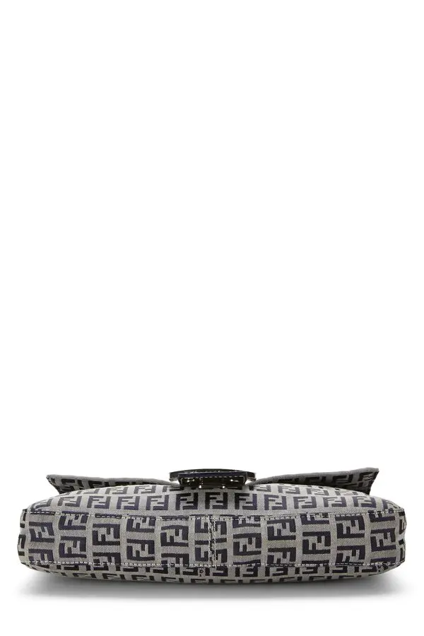 Fendi Zucchino Canvas Baguette Bag