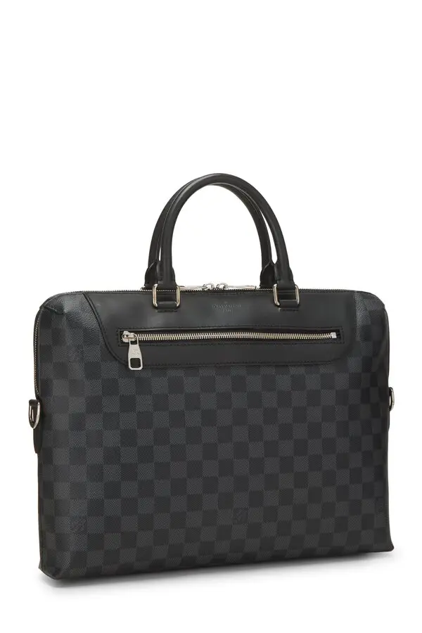 LOUIS VUITTON Damier Graphite Porte-documents Jour - Black