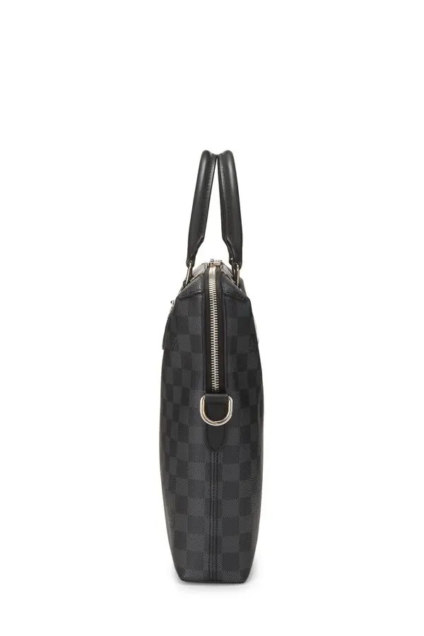 LOUIS VUITTON Damier Graphite Porte-documents Jour - Black