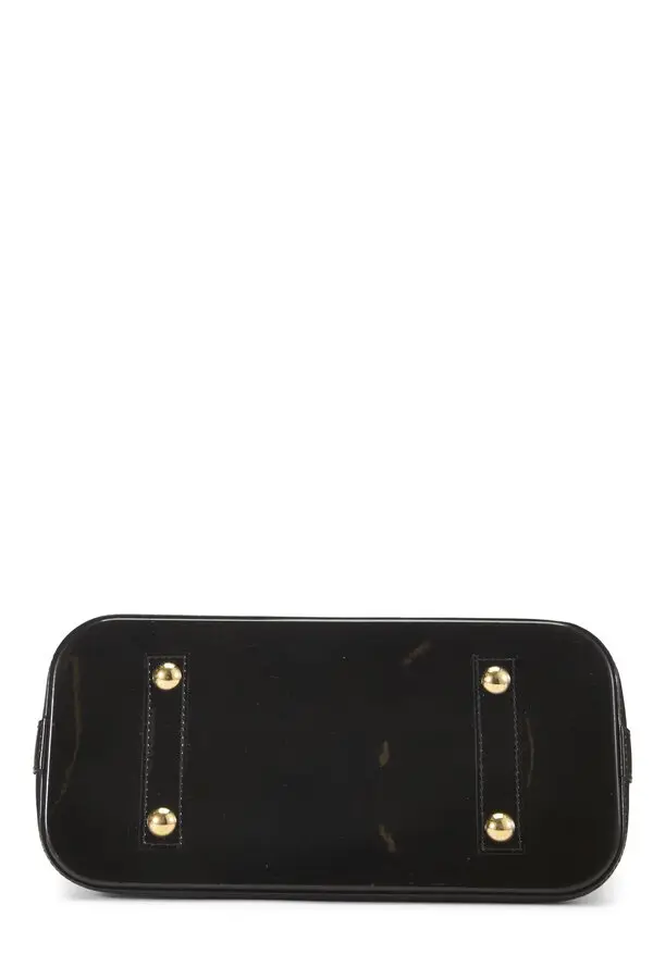 LOUIS VUITTON Monogram Vernis Alma - Black