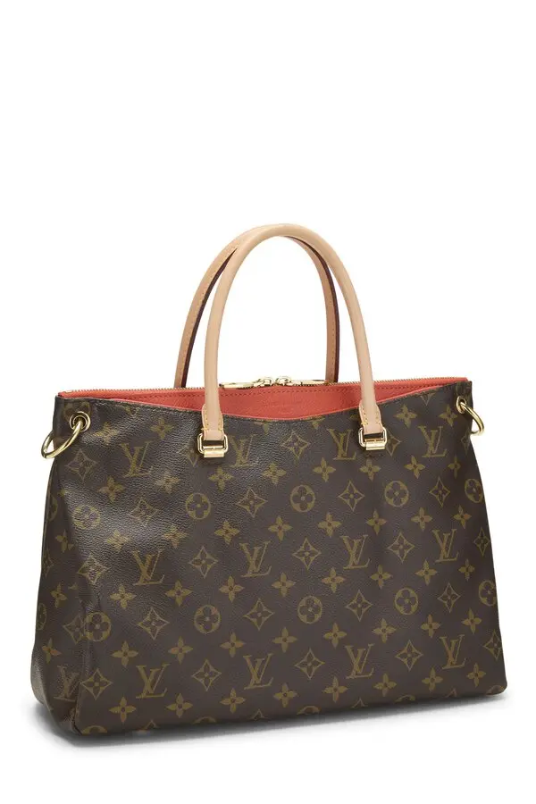 LOUIS VUITTON Monogram Canvas Pallas - Orange