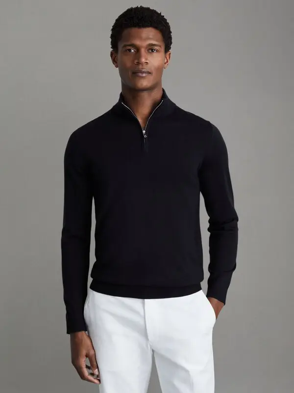 REISS Merino Wool Jumper Pack - Navy