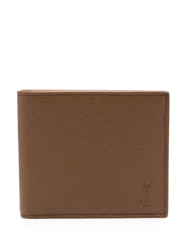 Saint Laurent Cassandre Wallet - Brown