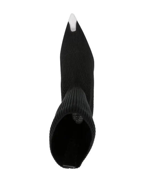 Alexander McQueen Knit Ankle Boots