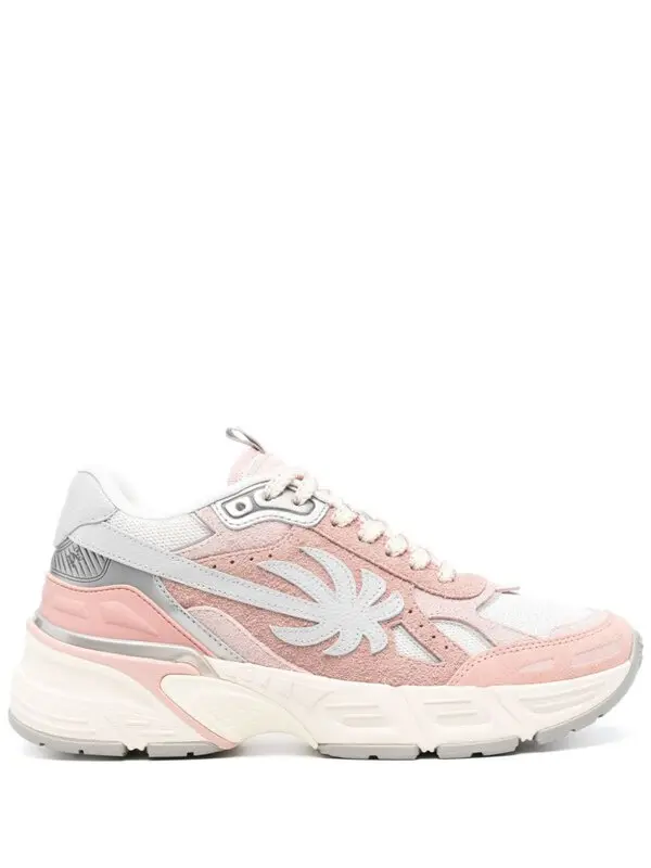 Palm Angels Pa 4 Palm-patch Sneakers - Pink
