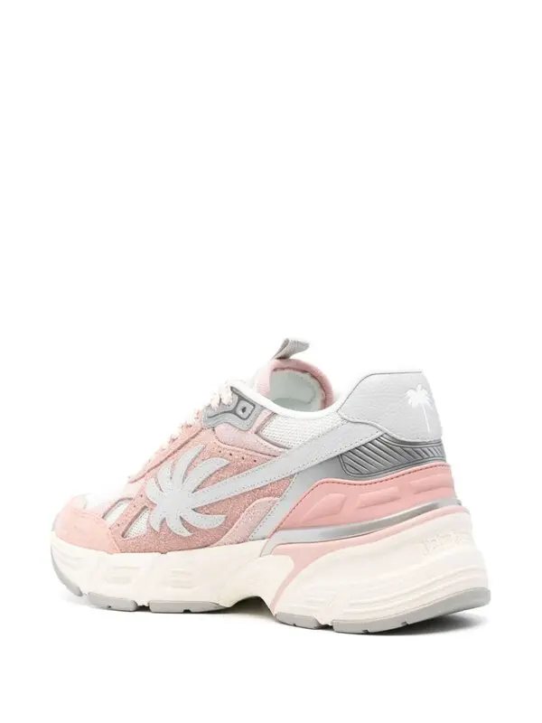 Palm Angels Pa 4 Palm-patch Sneakers - Pink