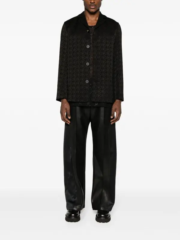MARINE SERRE Moon Diamant Jacquard Blazer