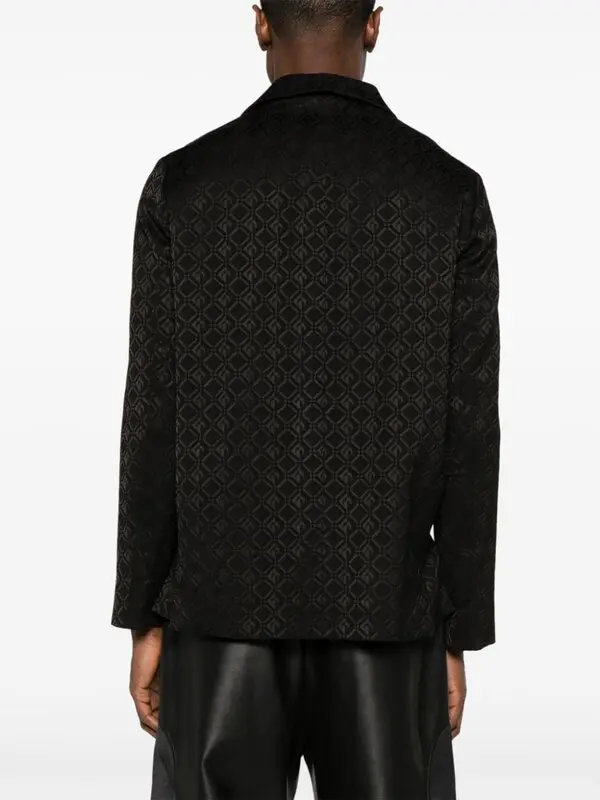 MARINE SERRE Moon Diamant Jacquard Blazer