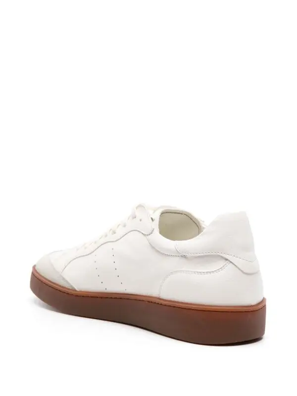 SCAROSSO Umberto Leather Sneakers - White