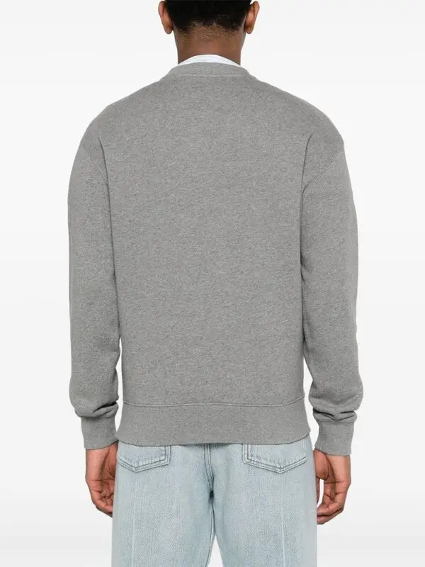 Maison Kitsuné Bold Fox Head Cotton Sweatshirt - Grey