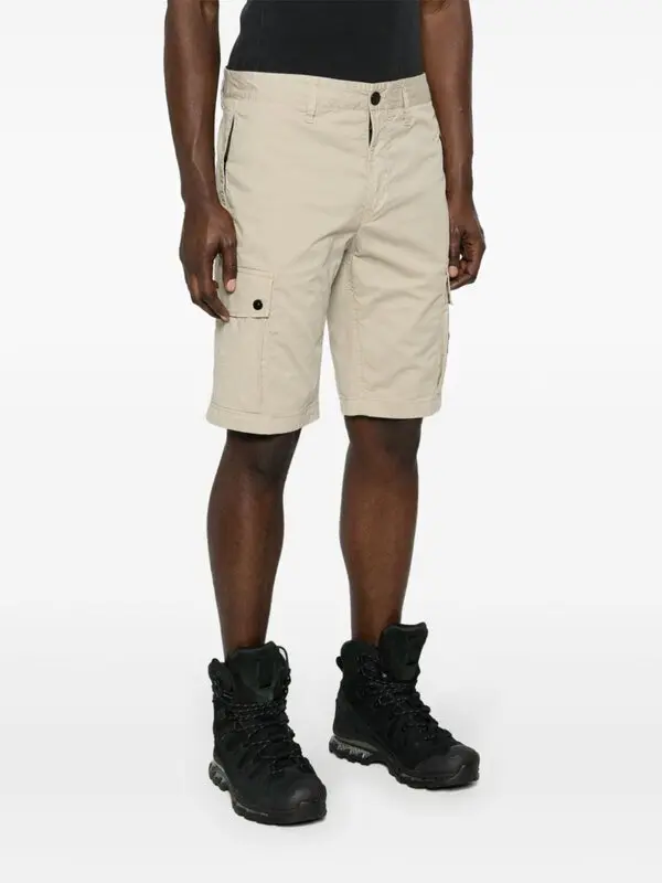 Stone Island Compass-badge Cargo Shorts - Neutrals