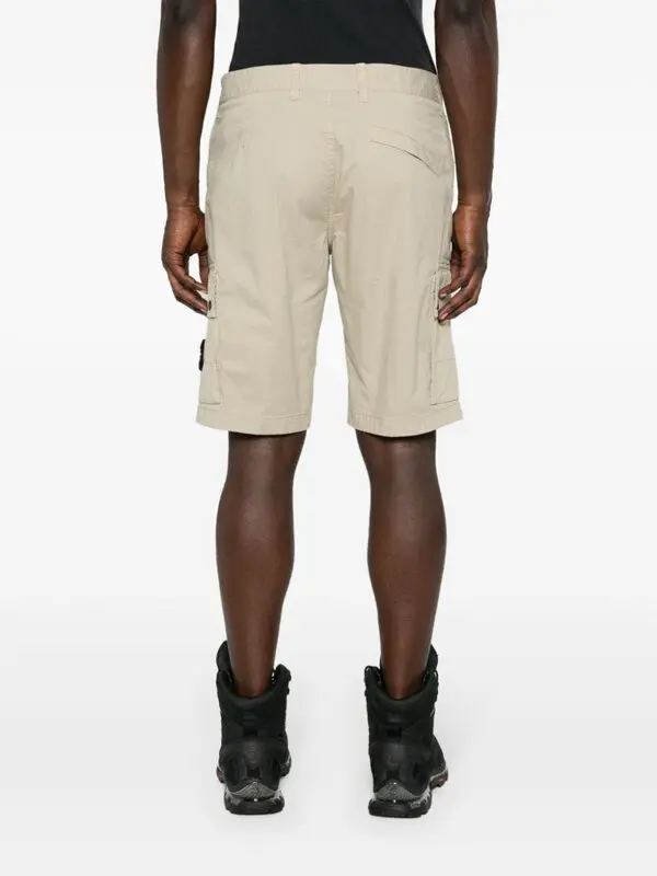 Stone Island Compass-badge Cargo Shorts - Neutrals