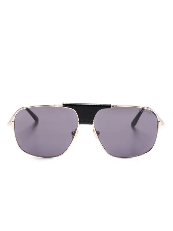 TOM FORD Pilot-frame Sunglasses - Black
