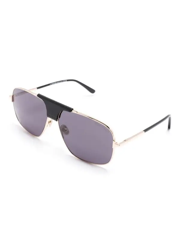 TOM FORD Pilot-frame Sunglasses - Black