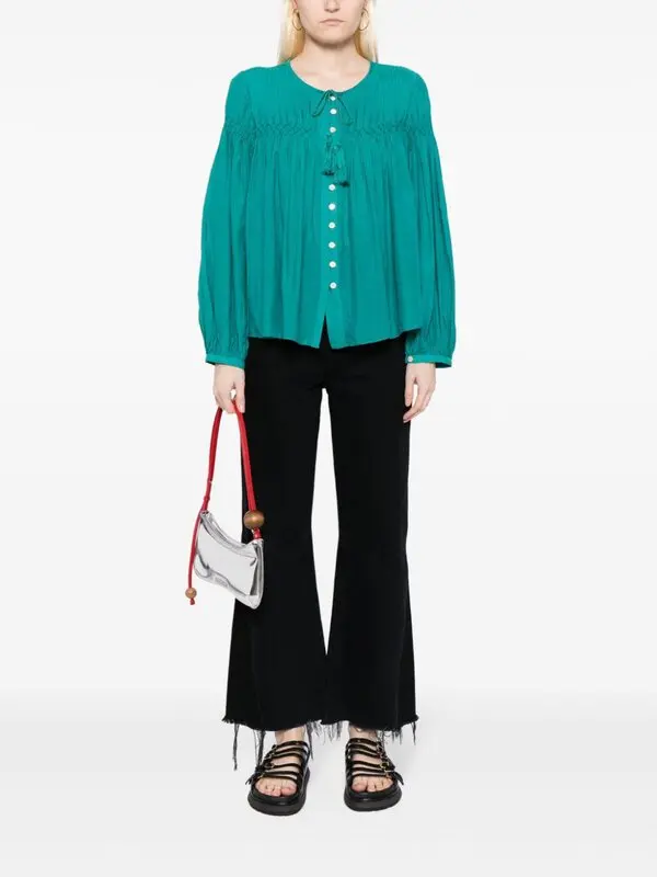 MARANT ETOILE Abadi Pintuck Blouse