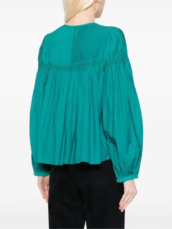 MARANT ETOILE Abadi Pintuck Blouse
