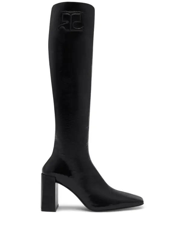 COURREGES Heritage Naplack 70mm Leather Boots