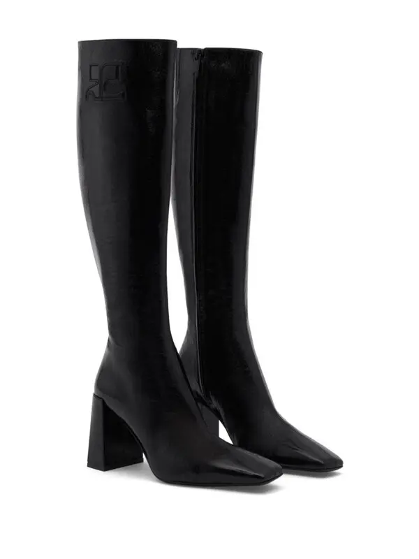 COURREGES Heritage Naplack 70mm Leather Boots
