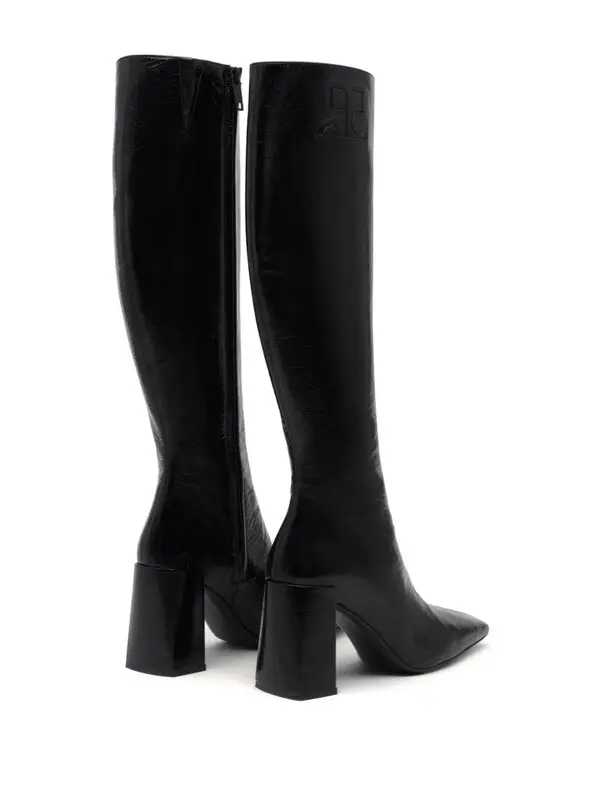COURREGES Heritage Naplack 70mm Leather Boots