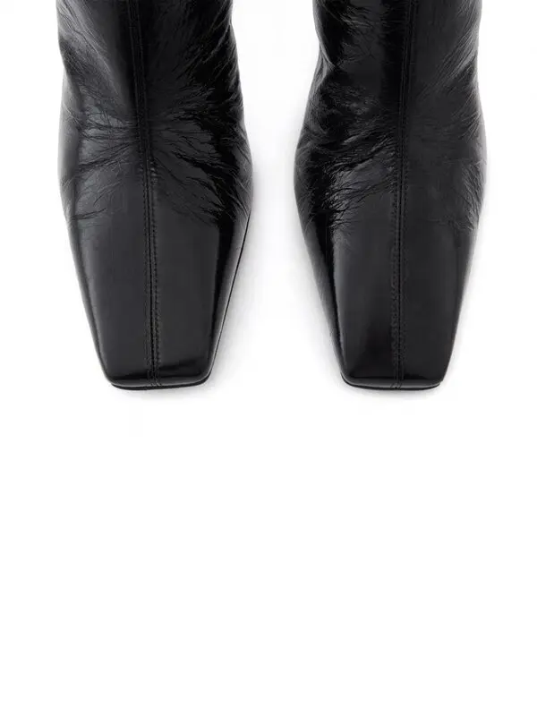 COURREGES Heritage Naplack 70mm Leather Boots