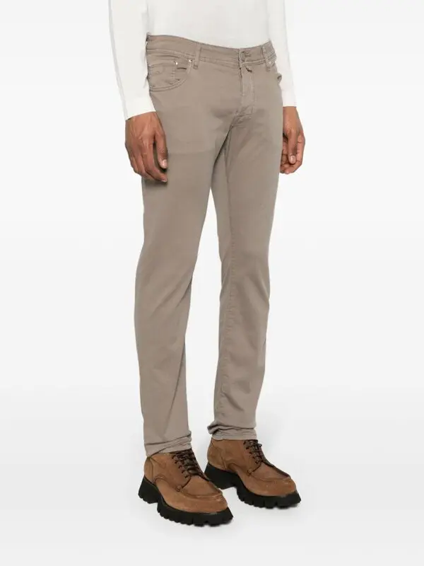 Jacob Cohen Nick Slim-fit Trousers - Neutrals