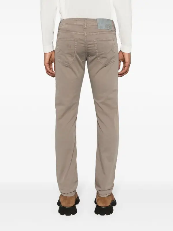 Jacob Cohen Nick Slim-fit Trousers - Neutrals
