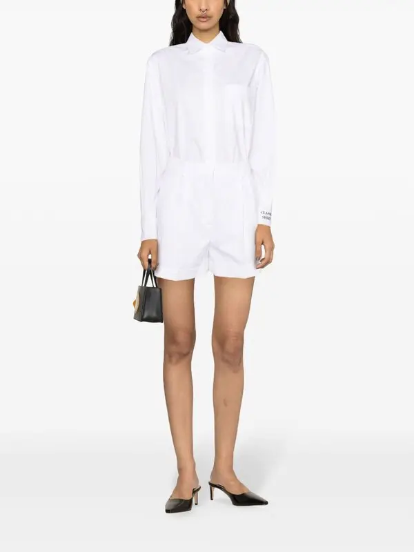 Moschino Chest-pocket Poplin Shirt