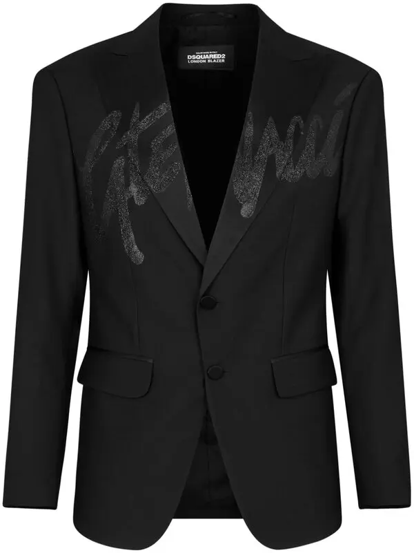 Dsquared2 London Single-breasted Blazer - Black