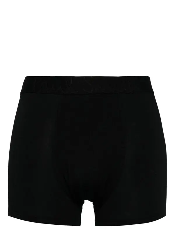 Paul Smith Logo-waistband Boxers - Black