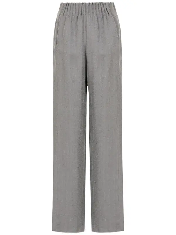 Emporio Armani Geometric Print Elasticated Waist Trousers