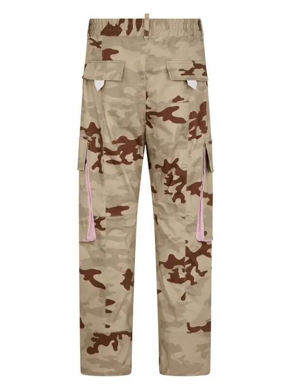 Dsquared2 Camouflage-print Cargo Trousers