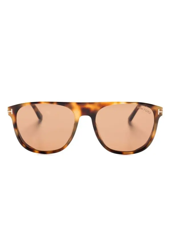 TOM FORD Lionel Wayfarer-frame Sunglasses - Brown