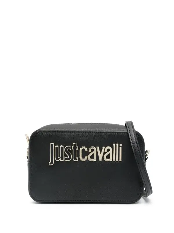 Just Cavalli Logo-lettering Cross Body Bag - Black